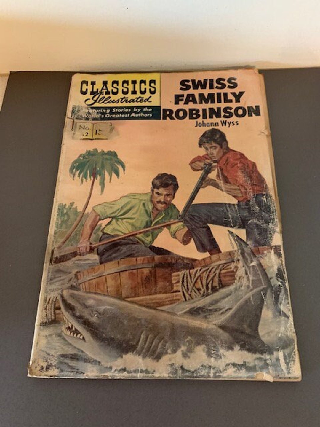 Vintage Classic Illustrated Comic Book, Comic Book, Old Comic Book ...