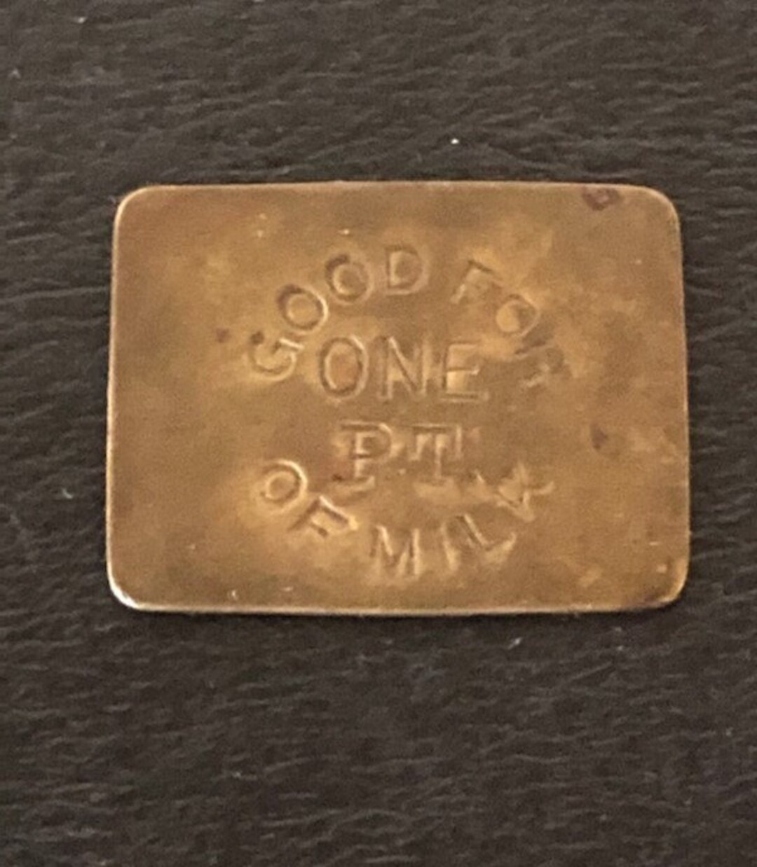 Vintage Brass Dairy Token, Milk Tokens, Vintage Dairy, Tokens, Brass ...