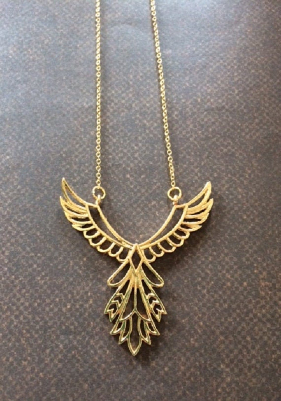 Phoenix Necklace - Phoenix Jewelry - Phoenix Necklace Gold - Mythology ...