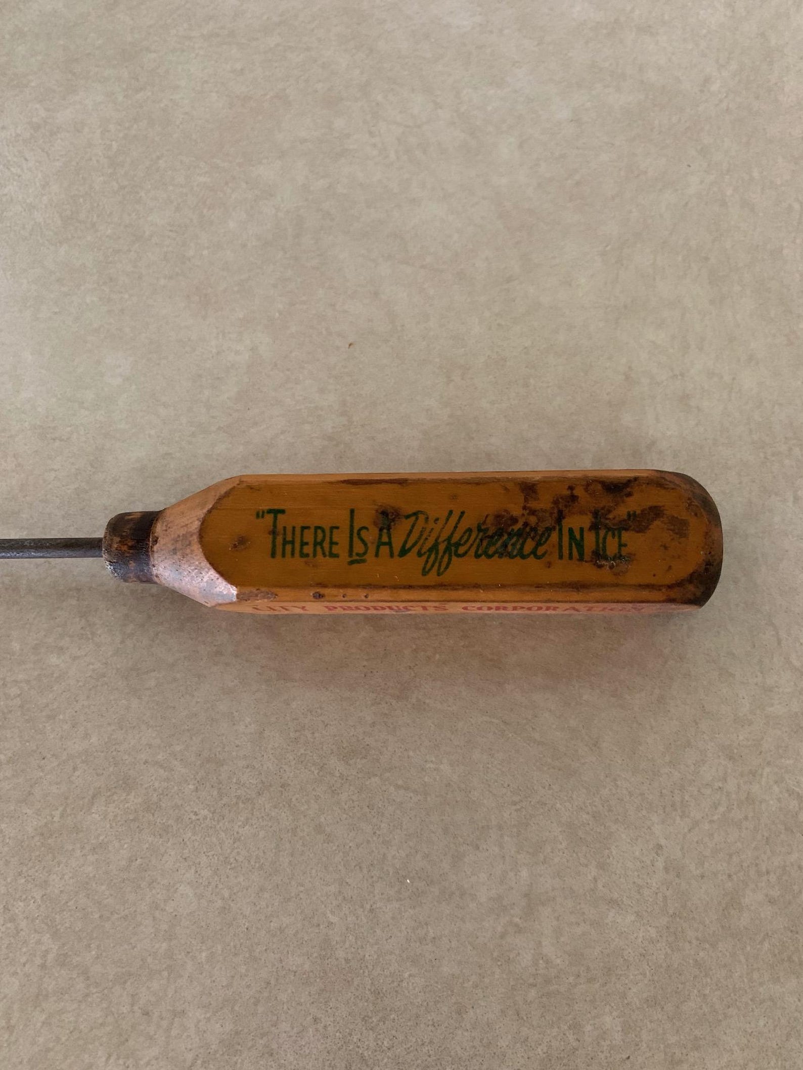 Antique Ice Pick, Ice Pick, Vintage Tools, Antique Tools, Wood Handle ...