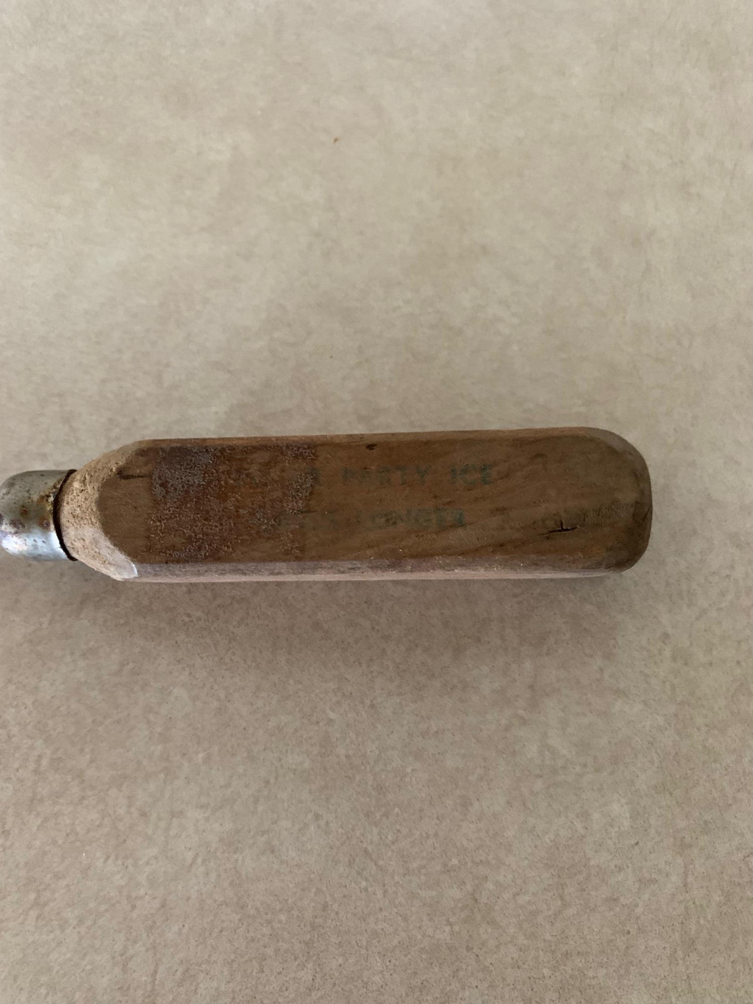 Antique Ice Pick, Ice Pick, Vintage Tools, Antique Tools, Wood Handle ...