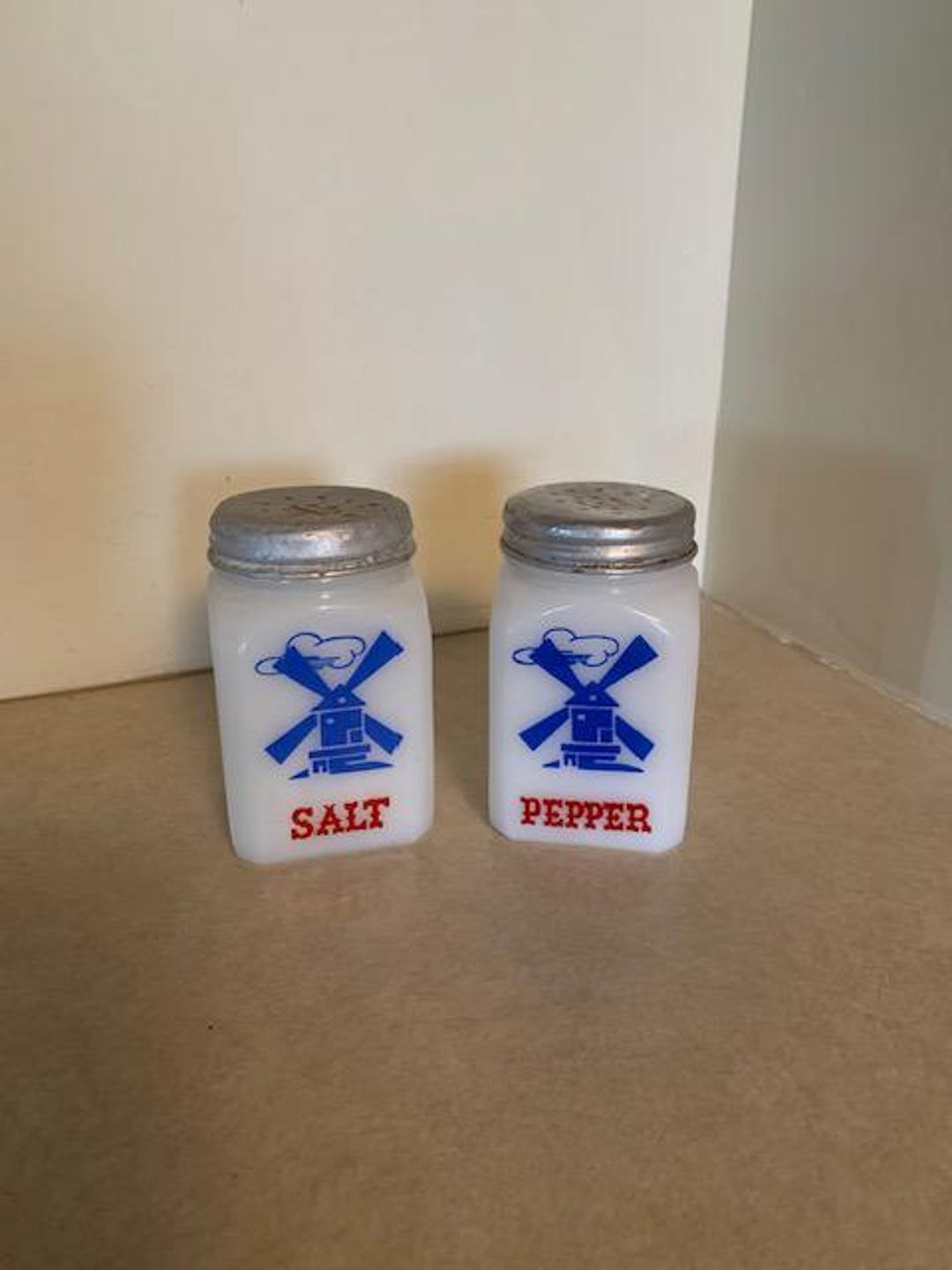 Vintage Windmill Salt & Pepper Shakers, Salt and Pepper, Windmill Decor ...