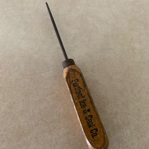 Antique Ice Pick, Ice Pick, Vintage Tools, Antique Tools, Wood Handle ...