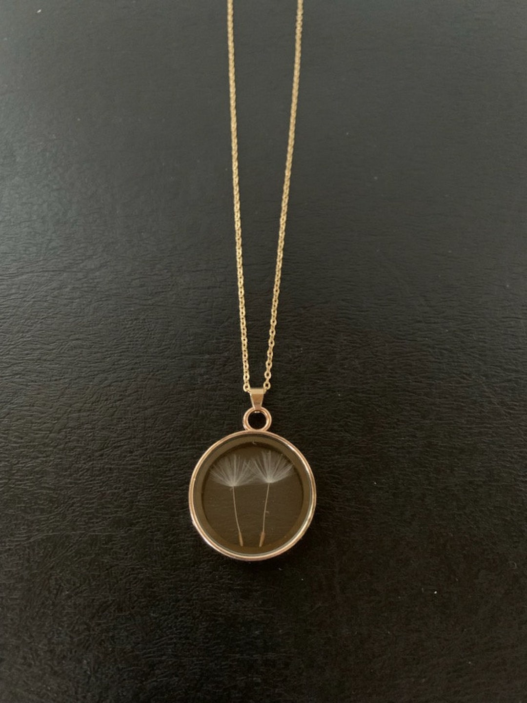 Dandelion Necklace - Dandelion Jewelry - Dandelion Seed Necklace ...