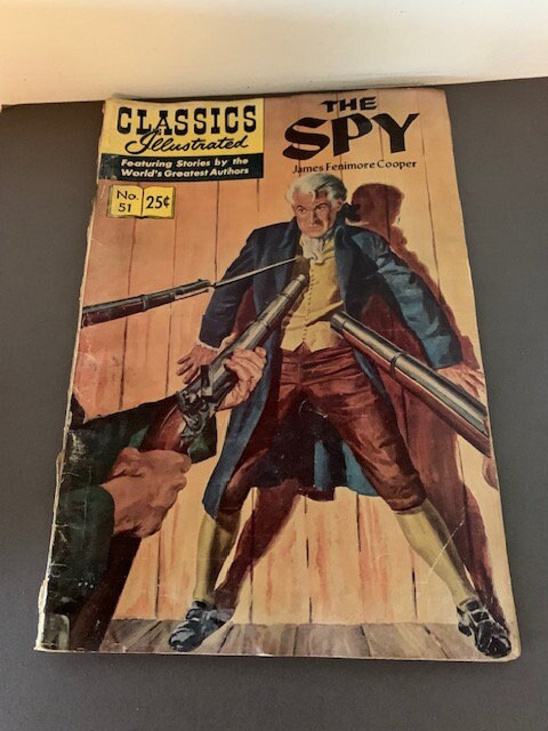 Vintage Classic Illustrated Comic Book, Comic Book, Old Comic Book ...