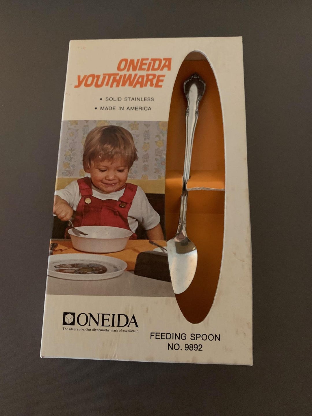 Vintage Oneida Feeding Spoon, Oneida Baby Spoon, Vintage Oneida Spoons ...