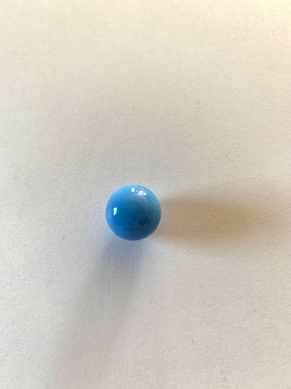 1 Vintage Opaque Blue Marble, Antique Marbles, Vintage Marbles, Old ...