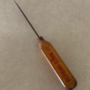Antique Ice Pick, Ice Pick, Vintage Tools, Antique Tools, Wood Handle ...