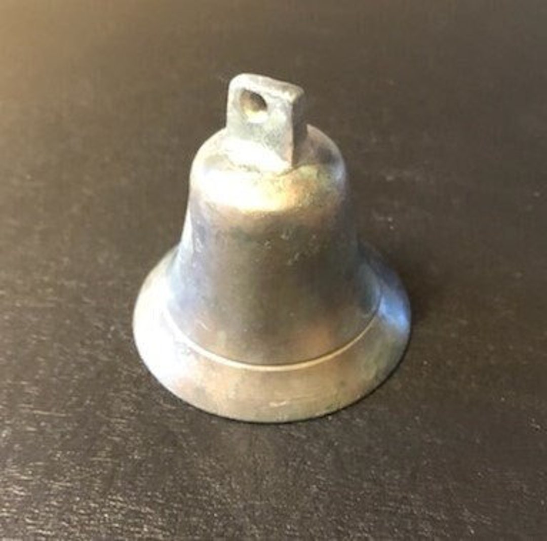 1900's Vintage Brass Cow Bell Wo/clapper, Vintage Cow Bells, Antique ...