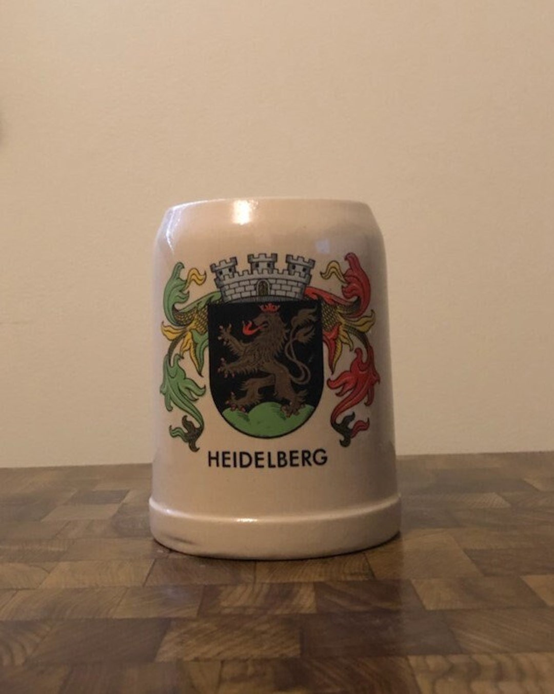 Vintage Heidelberg Stoneware Bear Stein, Germany Beer Stein, Vintage ...