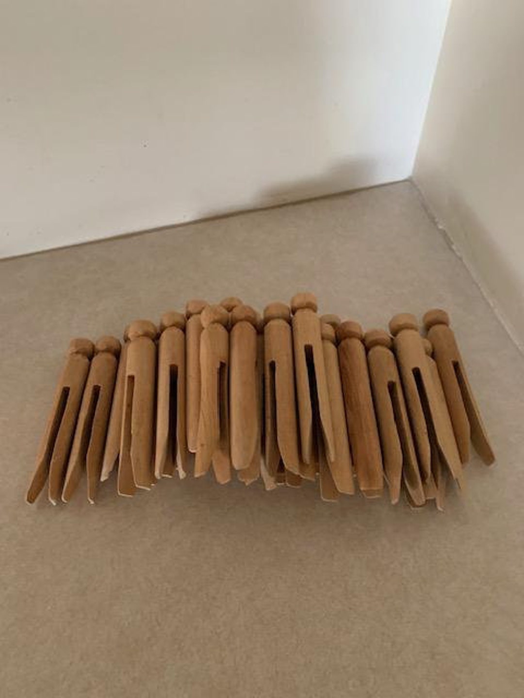 28 Vintage Wood Clothespins, Vintage Clothespins, Vintage Clothes Pins ...