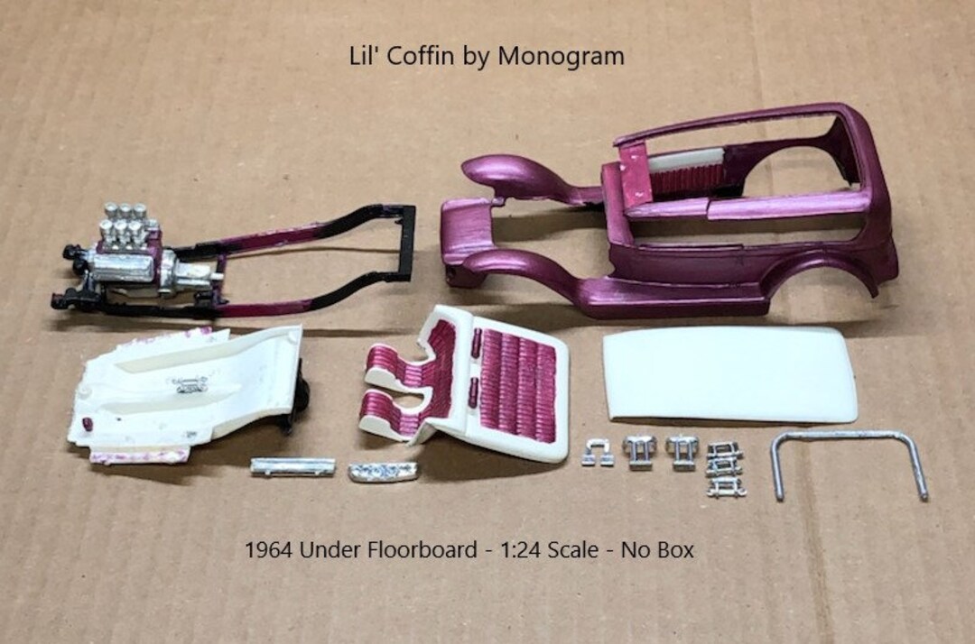 Vintage 1964 Lil Coffin Model, Vintage Models, Junkyard Model, Model ...