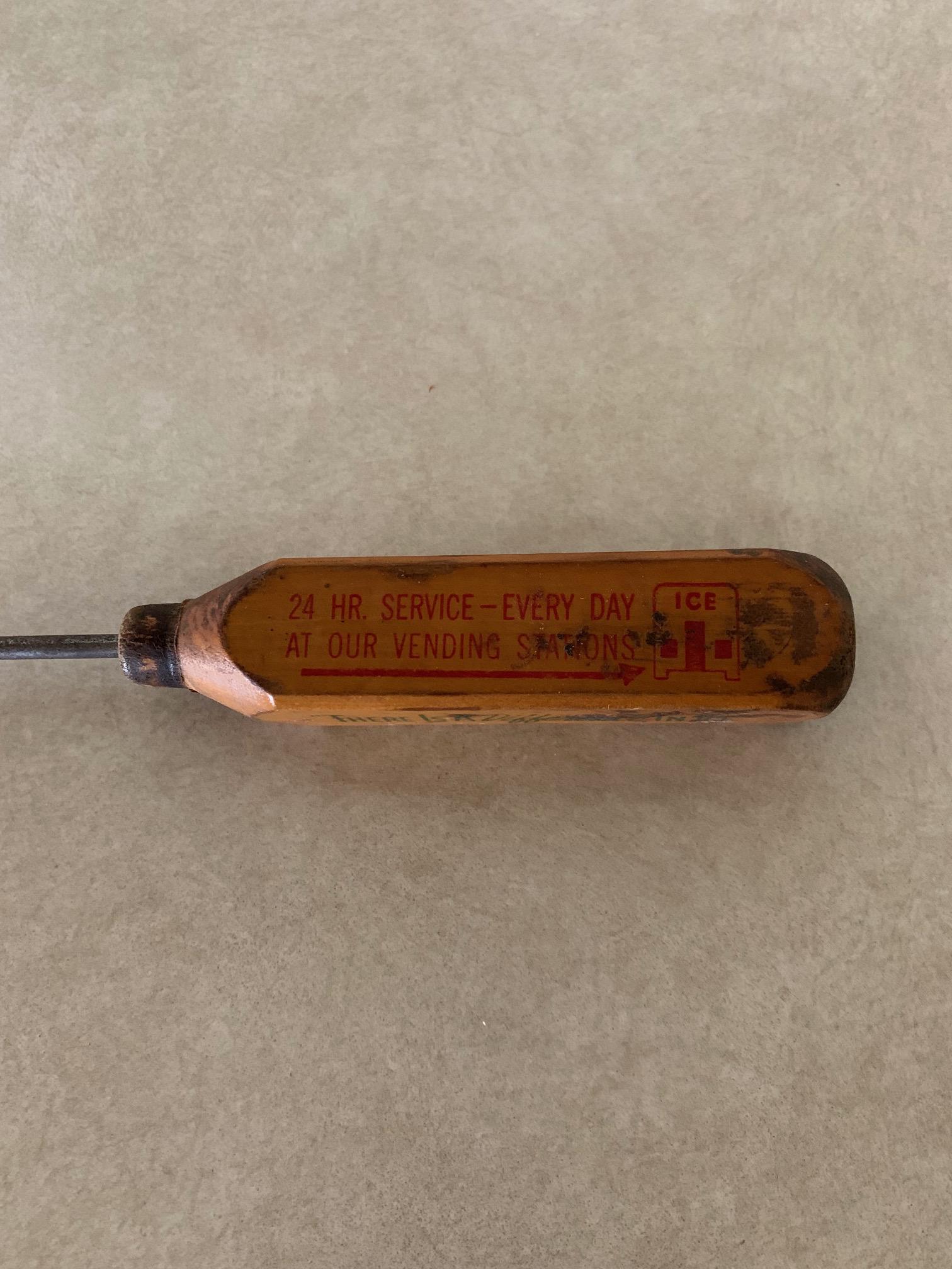 Antique Ice Pick, Ice Pick, Vintage Tools, Antique Tools, Wood Handle ...