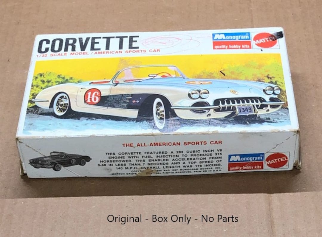 Vintage Model Box, Vintage Box, Cardboard Box, Cardboard Model Box ...