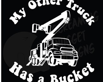 Bucket Truck Decal - Etsy