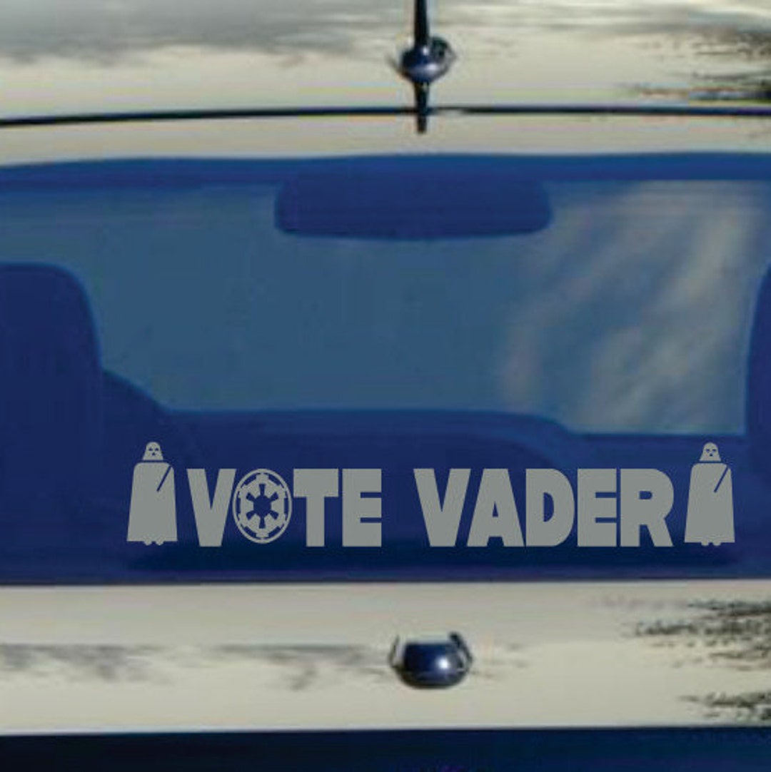 Vote Vader Decal - Etsy