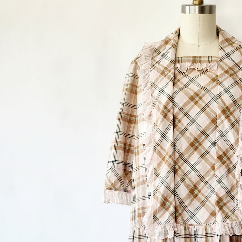 1920s Brown Day Dress - Etsy