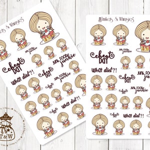 Frippet Cheat Day Stickers | Treat Day | What Diet | No Diet Day ...