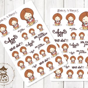 Frippet Cheat Day Stickers | Treat Day | What Diet | No Diet Day ...