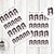 Map Circles Sticker Flakes in a Tin Can | Map Die Cut Stickers in a Tin ...