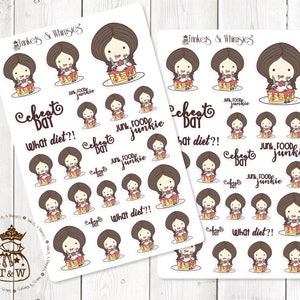 Frippet Cheat Day Stickers | Treat Day | What Diet | No Diet Day ...