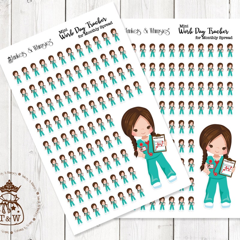 Nurse Stickers - Etsy