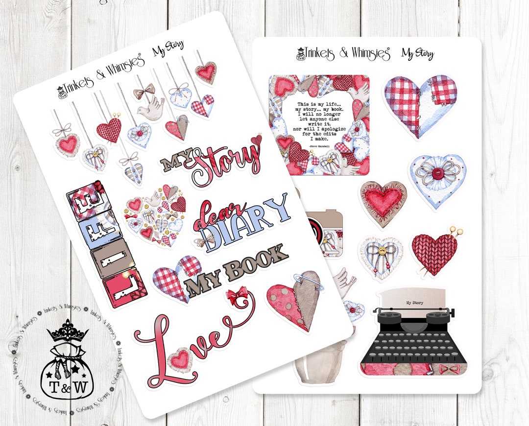 My Story Planner Stickers - Etsy