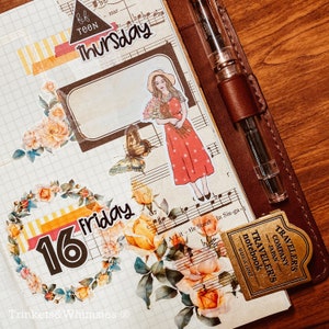 Summer Romance Sticker Flakes in a Tin Can Summer Roses Die Cut ...