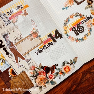 Summer Romance Sticker Flakes in a Tin Can Summer Roses Die Cut ...