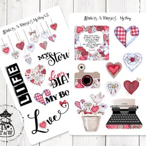 My Story Planner Stickers - Etsy