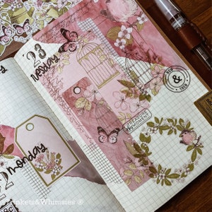 Spring-kissed Journal Stickers Springtime Stickers Journal Ephemera ...