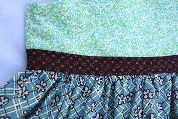 Girls Handkerchief Style Dress with Knot Straps | Etsy