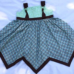 Girls Handkerchief Style Dress With Knot Straps - Etsy