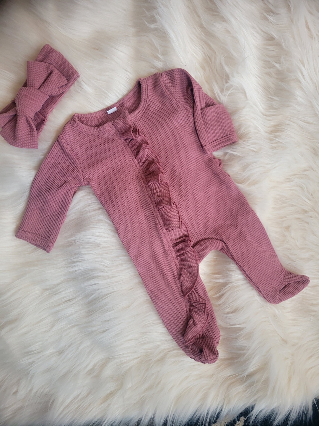 Infant Take Home Outfit/ Infant Sleeper/ Personalized Infant Sleeper ...