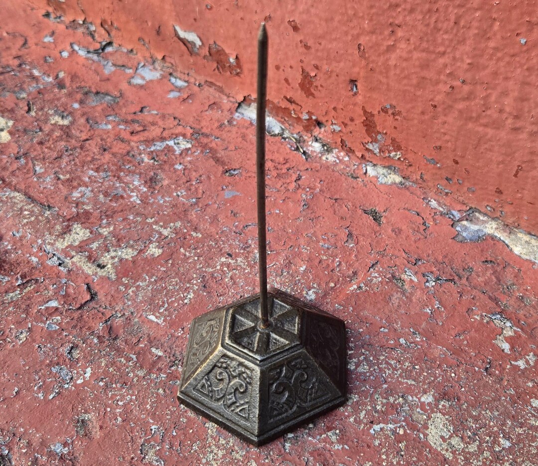 Vintage Fleur-de-lis Paper / Receipt Stake - Etsy