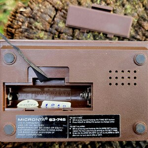 1989 Micronta Radio Shack Digital Portable Alarm Clock 63-745 - Etsy