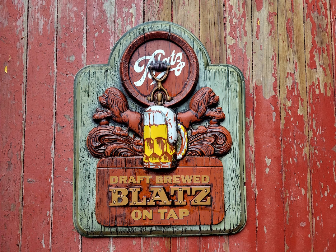 1970's Blatz Beer Sign - Etsy