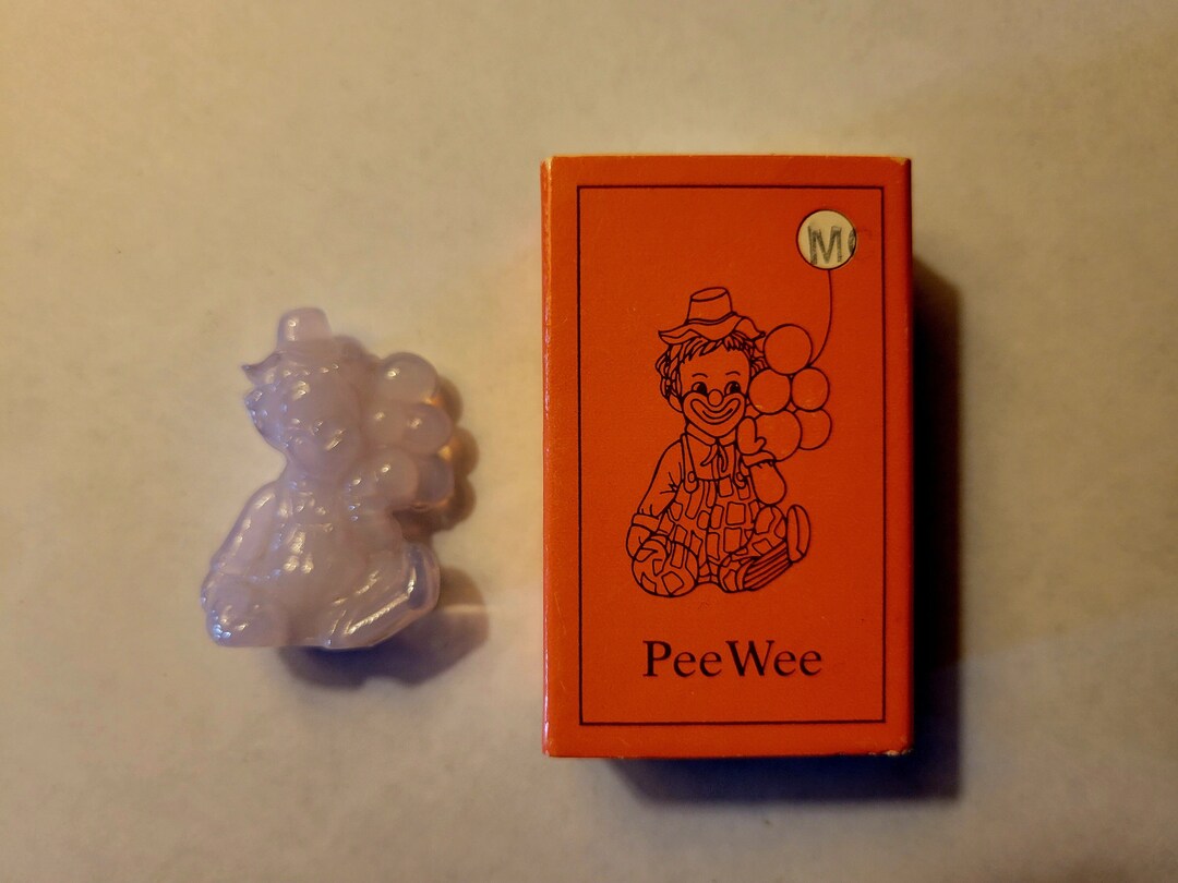 Vintage Mosser Glass Pee Wee mc Clown - Etsy