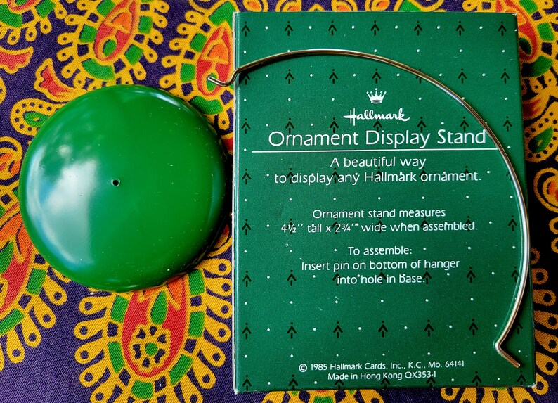 NOS 1984 Hallmark Ornament Display Stand - Etsy