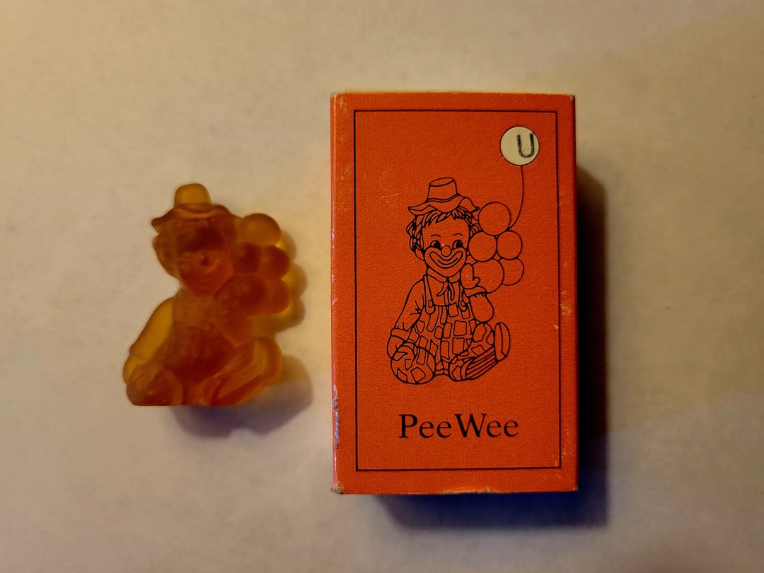 Vintage Mosser Glass Pee Wee l Clown - Etsy