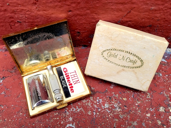 Vintage Gillette Razor With Case - Etsy