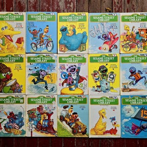 1978 Complete Sesame Street Library Hardcover Book Set - Etsy