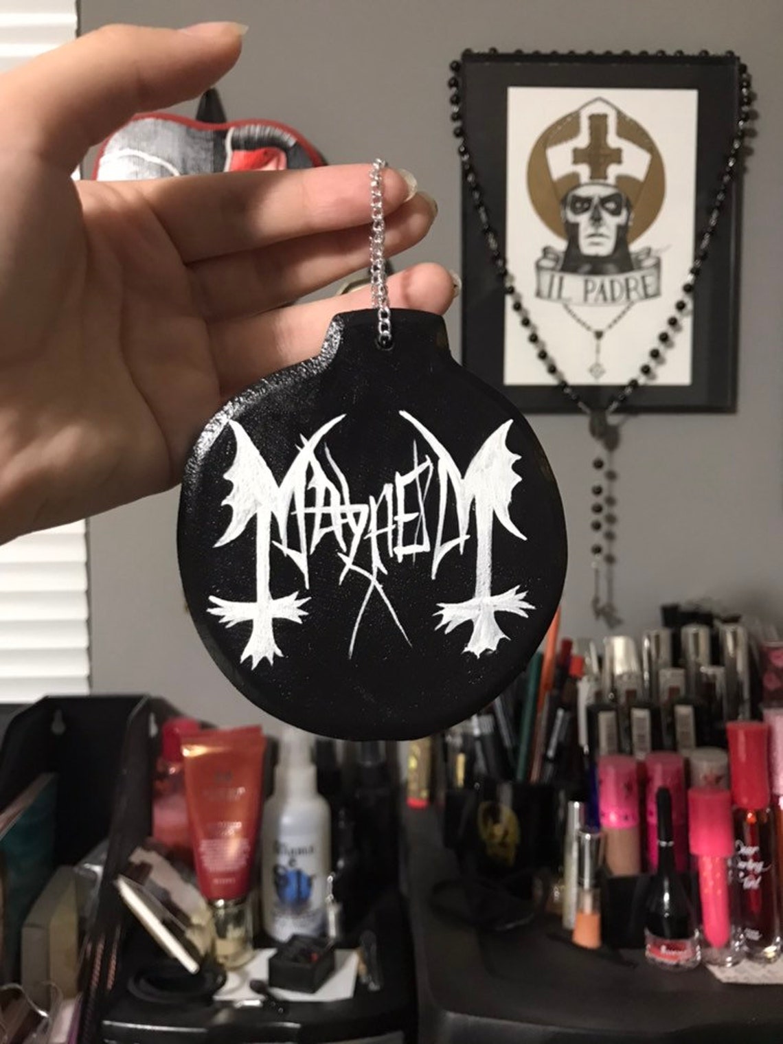 Mayhem Band Dead With Corpse Paint Pelle Ohlin Oil Painting | Etsy