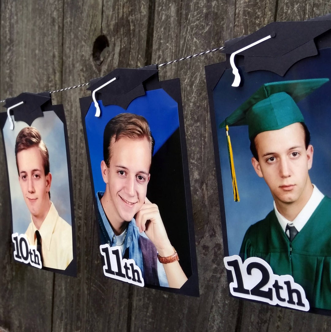Personalized 4x6 Photo Graduation Party Banner for Pictures - Etsy