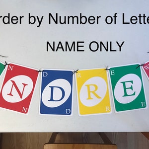 FULL SIZE UNO Party Banner Cardstock - Etsy