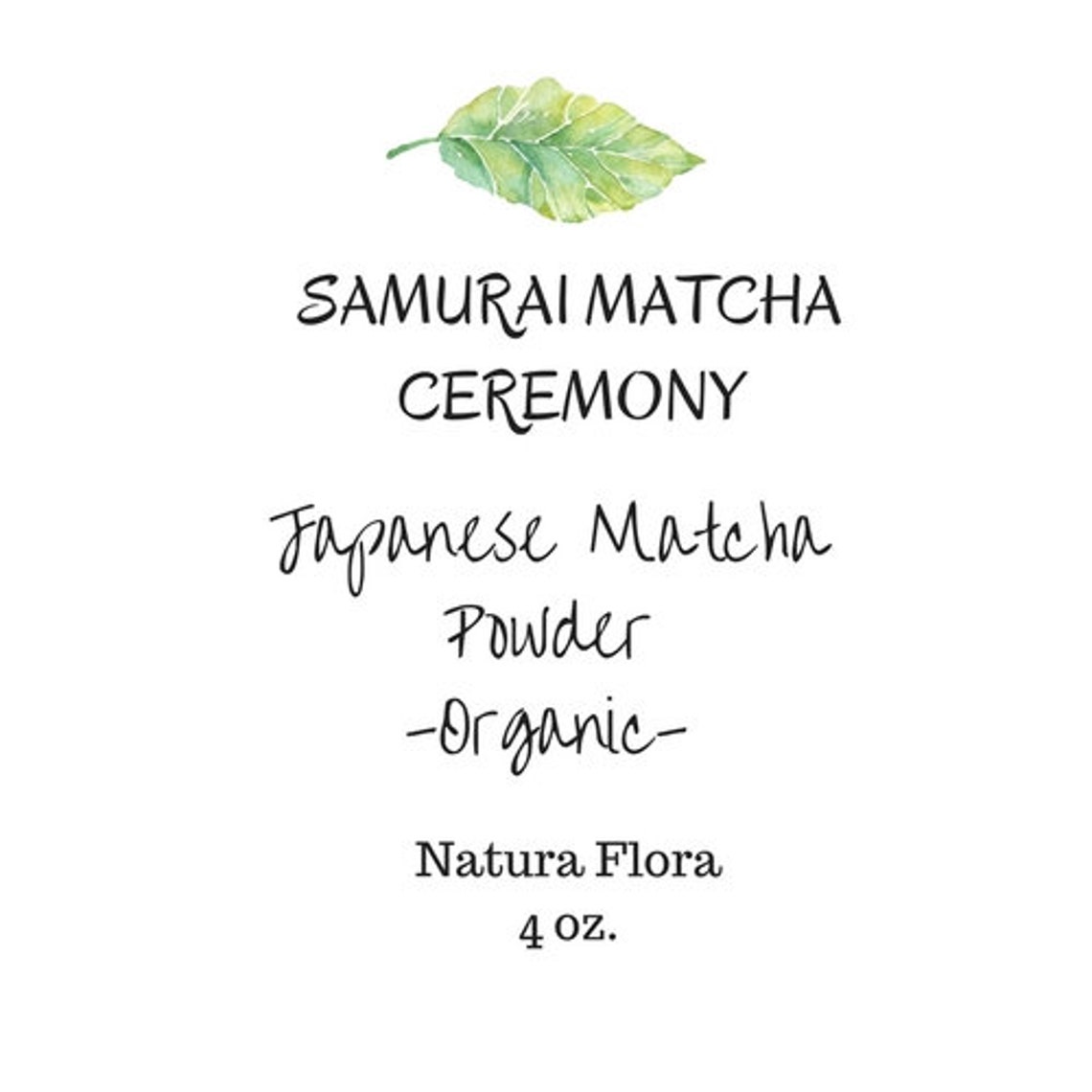 Samurai Matcha Ceremonial Grade- Certified Organic, Organic Matcha ...