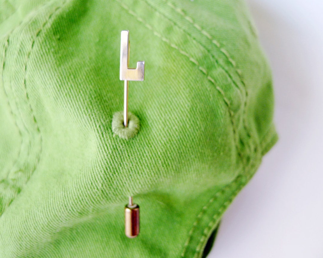 INITIAL L Stick Pin, Initial Vintage Jewelry, Capital Letter L, L ...
