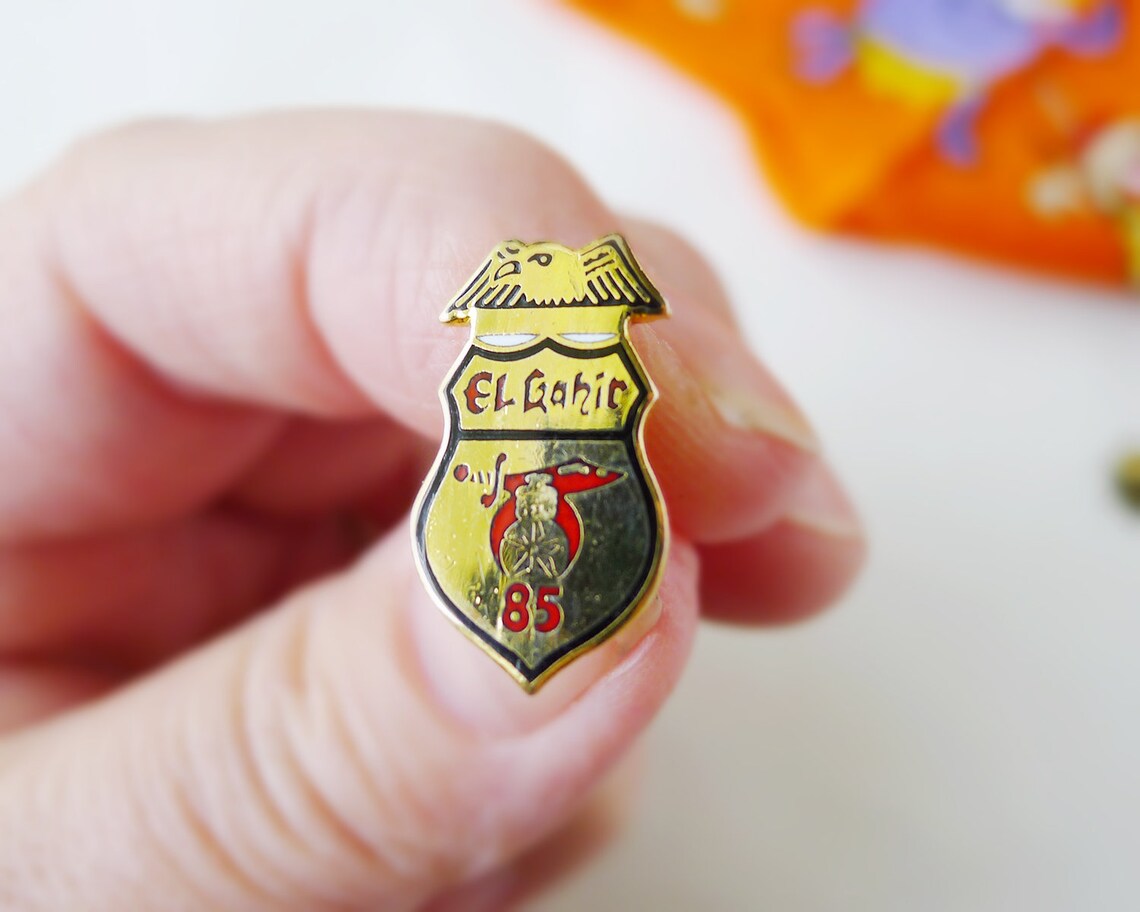 Shriners Pin, Vintage Freemason Shriner Pin, El Gahir 1985, Fez Emblem ...