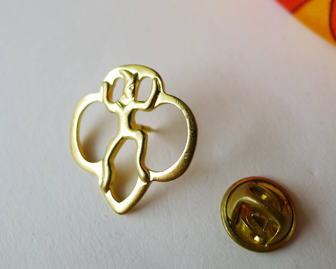 Girl Scouts Pin Brownies Uniform Pin Vintage Brownies | Etsy