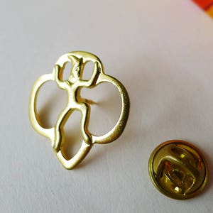 Girl Scouts Pin, Brownies Uniform Pin, Vintage Brownies, Insignia Tab ...